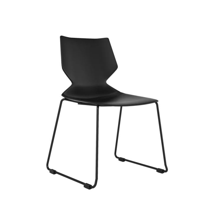 FLY Stacking Guest Chair (Black) | Dallas DESK, Inc.