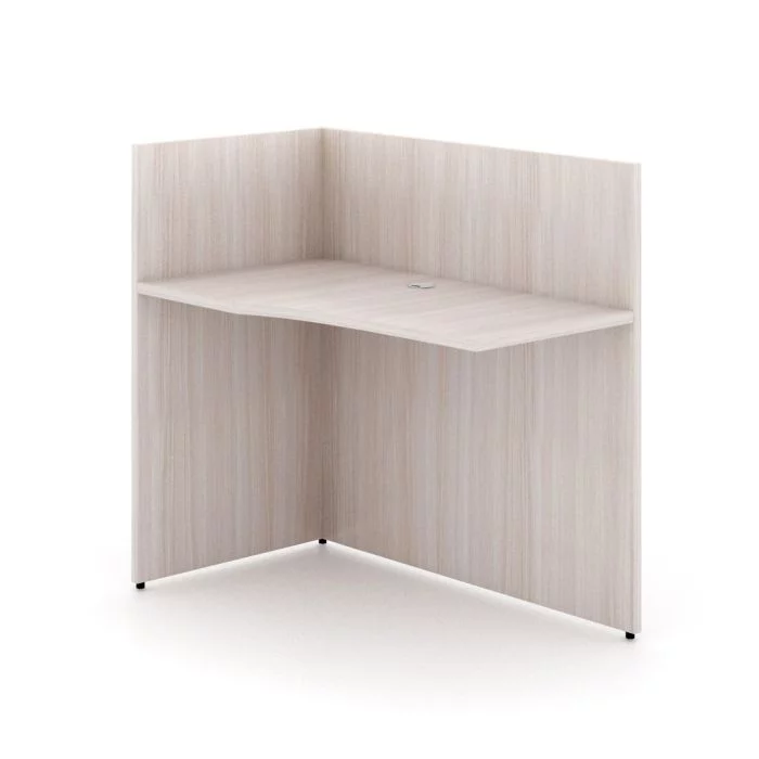 Potenza Reception Desk Angled Left Return | Dallas DESK, Inc.