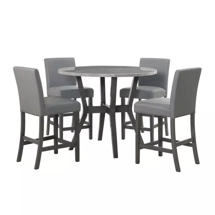 Ellie International 5 Piece Modern Breakroom Set | Dallas DESK, Inc.
