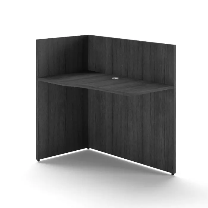 Potenza Reception Desk Angled Left Return | Dallas DESK, Inc.