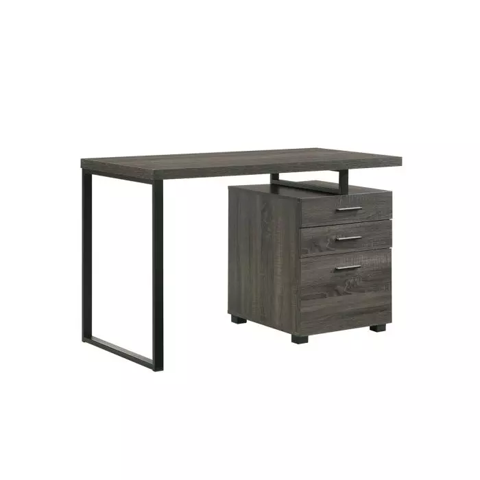 Ellie International Brandel Desk (Dark Grey) | Dallas DESK, Inc.