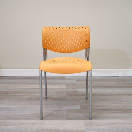 Used Izzy Stack Chair (Orange) 000010573380 | Dallas DESK, Inc.