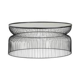 Crown Vista Monraux Round Metal Wire Cocktail Table | Dallas DESK, Inc.