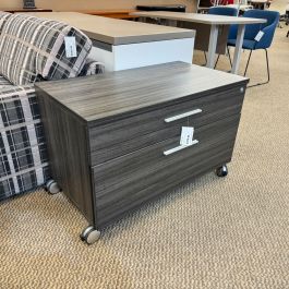 Used Laminate 2 Drawer Box-File Mobile File Cabinet (Grigio) FIM9999 ...